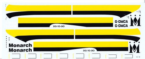 1/144 Scale Decal Monarch DC-10