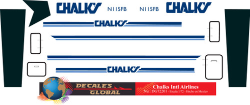 1/72 Scale Decal Chalks Airways Albatross