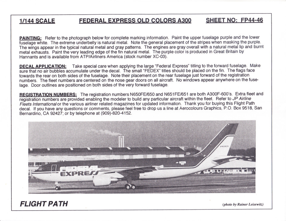 Decals By Aircraft - AIRBUS - A-300 - Page 1 - JoyDecals.com