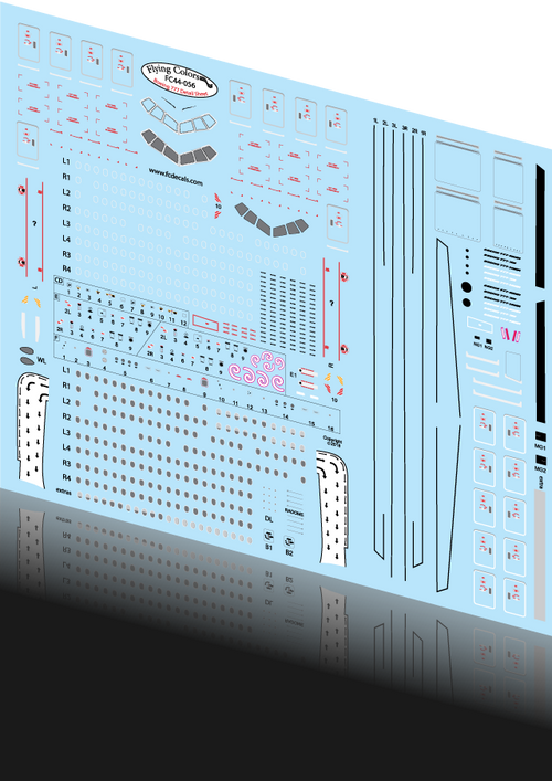 1/144 Scale Decal Detail Sheet 777