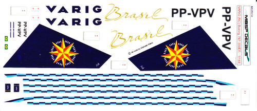 1/144 Scale Decal Varig 737-300