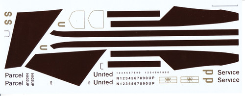 1/144 Scale Decal UPS 757