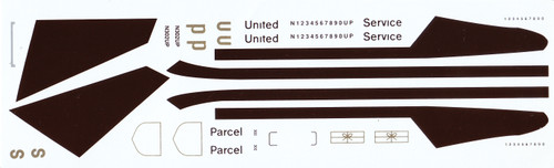 1/200 Scale Decal UPS 767