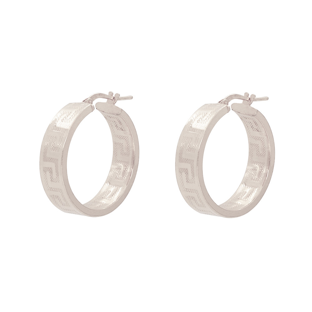 PENDIENTES ARO CRIOLLA 27 MM | Argent Groc Osly