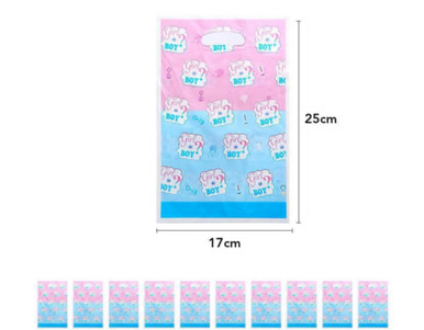 Gender Reveal Party Loot Bags 10pc| Party Shop Supplies