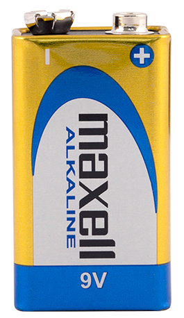 9V ALKALINE BATTERY 1 PACK - Custom Guns