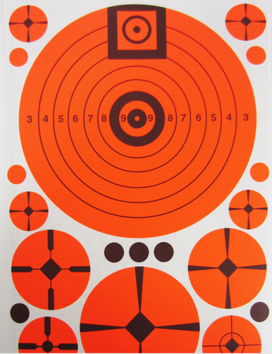 Match Assorted Target Dots Pack 10