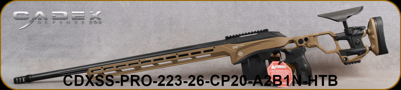 Cadex Defense - 223Rem - CDX-SS Seven S.T.A.R.S PRO - Hybrid Tan/Black ...