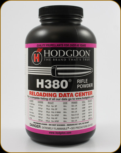 Hodgdon H380 - Rifle Powder - 1 lb - 3801 - Prophet River Firearms