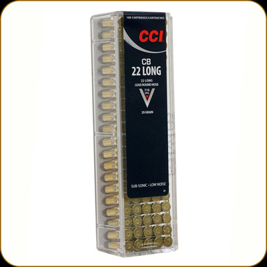 CCI - 22 Long - 29 Gr - CB - Lead Round Nose - 100ct - 0038 - Prophet ...