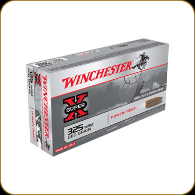 Winchester - 325 WSM - 220 Gr - Super-X - Power-Point - 20ct - X325WSM ...