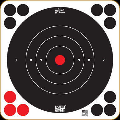 Pro-Shot Products - Splatter Shot Bullseye Target - 8" - White - 6pk ...