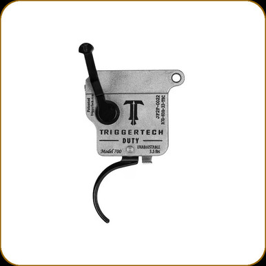 TriggerTech - Rem 700 - Duty - Bolt Release (Standard Action) - Traditional Curved Lever - PVD ...