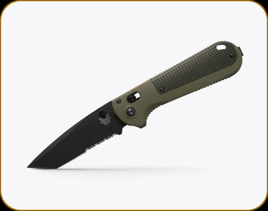 Benchmade - Redoubt - 3.53" Serrated Blade - CPM-D2 Tool Steel - Ranger ...