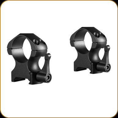 Hawke Optics - Precision Steel Ring Mounts - 1" - High - Weaver - Quick ...