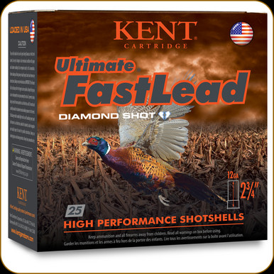 Kent - 12 Ga 2.75" - 1 1/4oz - Shot 5 - Ultimate Fast Lead - Diamond ...