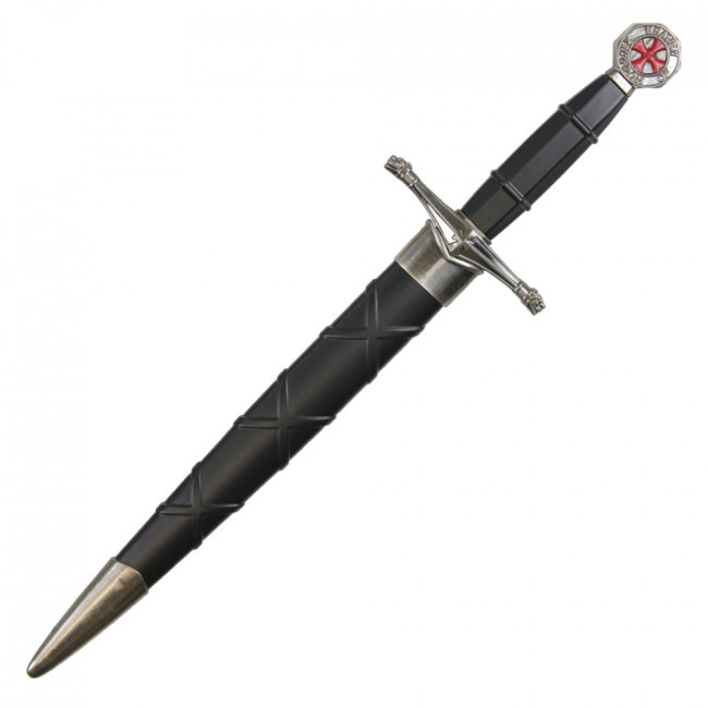 15.75" Red Cross Knight Dagger