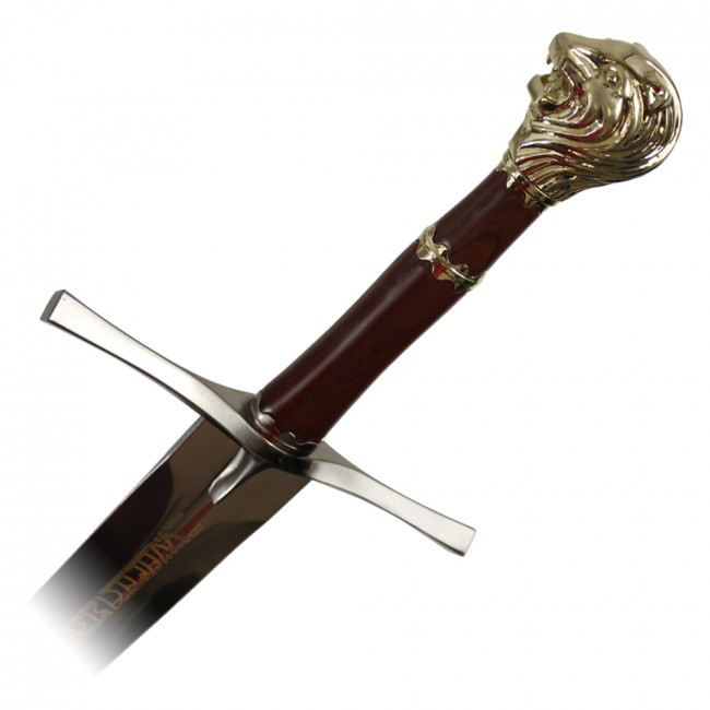 47.5" Lion Magic Kingdom Sword Engravings W/Scabbard