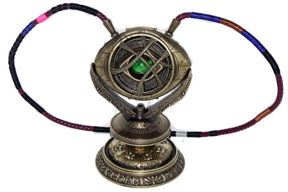 Green LED Amulet Fantasy Necklace