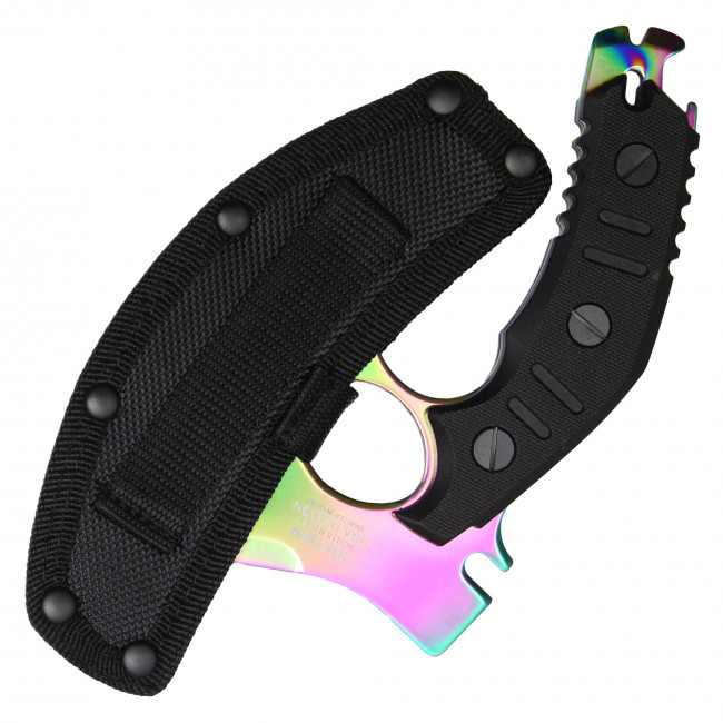 7" Tactical Buckshot Axe - Rainbow