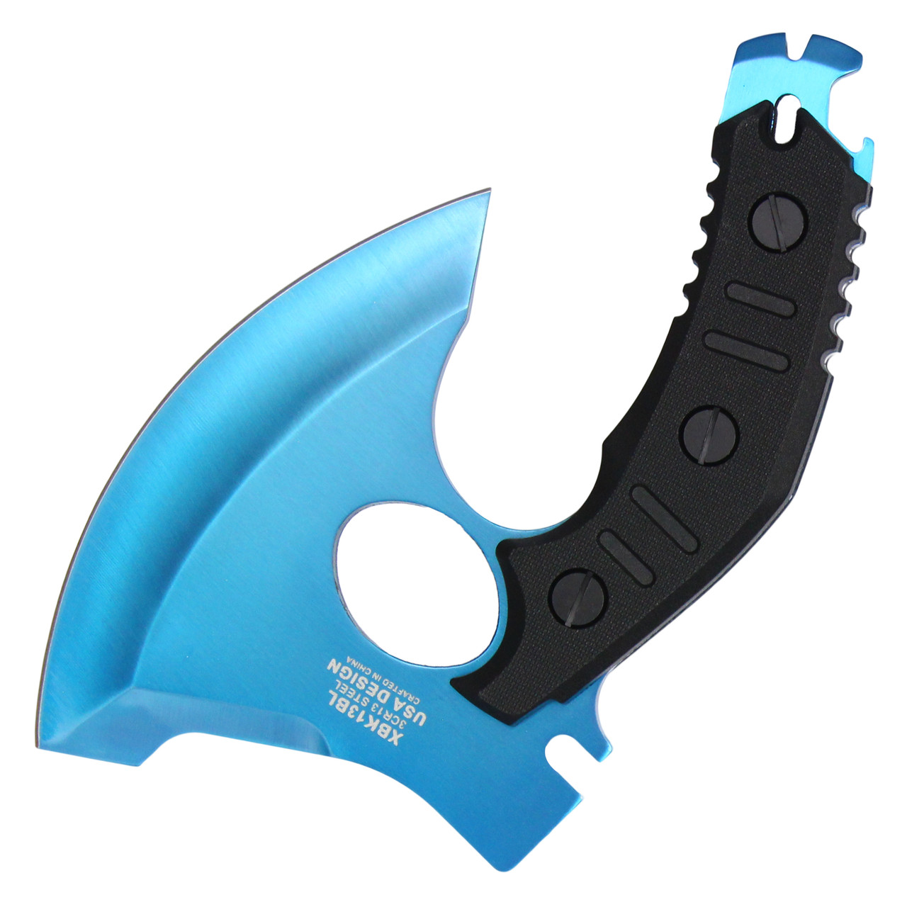 7" Tactical Buckshot Axe - Blue