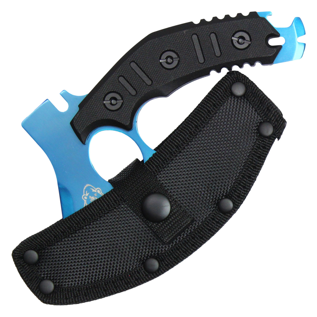 7" Tactical Buckshot Axe - Blue