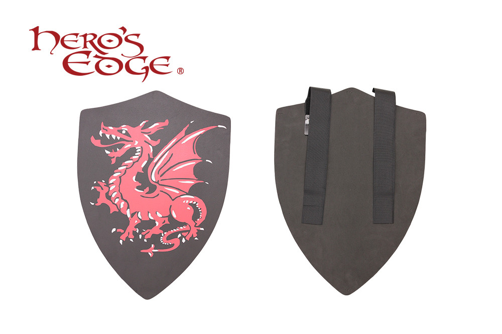 Foam Medieval Crusader Dragon Foam Shield for Cosplay and Larp
