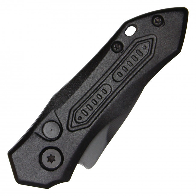 5" Cali Legal Push Button Knife - Black