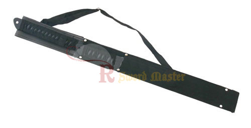 28" Full Tang Black Double Ninja Combat Sword With Sheath