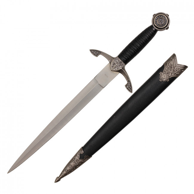 14" Historical Medieval Dagger with Scabbard