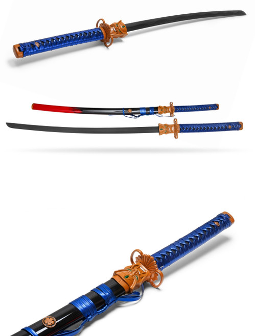 39" Black Oni Katana Sword