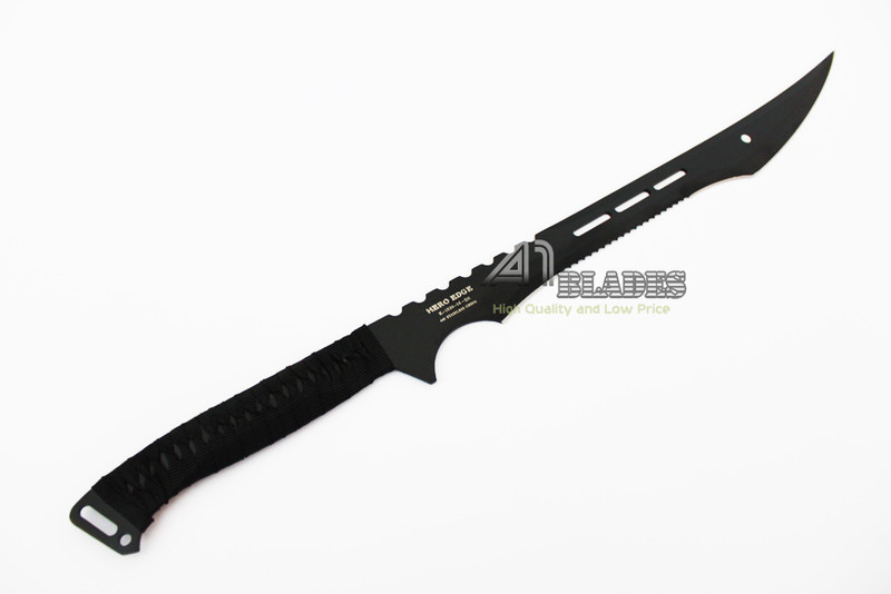 Full Tang Dual Blade Black Ninja Sword: Ninja Armory: Realswordmaster.com