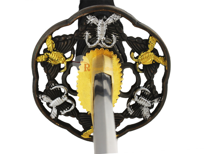 Onikiri 1045 Carbon Steel Blade Japanese Handmade Sword Samurai Katana ...