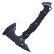 9 3/4" Skull Crusher Fixed Blade Axe w/ ABS Handle - Black
