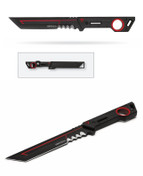 12" Red Cyber Hunting Knife