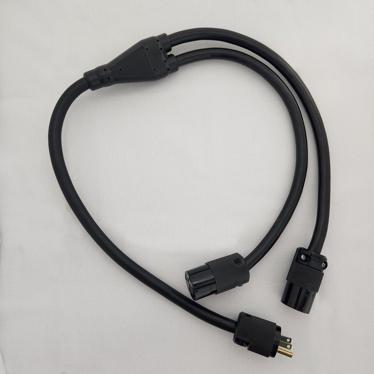 PlugsPlus 2-Fer 36" Splitter Cables with 15A Straight Blade/Edison ...