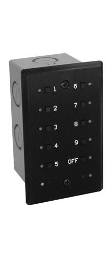 Doug Fleenor Design PRE10-A-POPO Preset 10 Architectural 10-Button Push ...