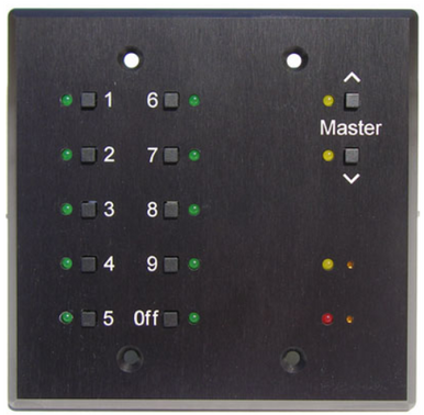 Doug Fleenor Design PRE10-A2 10-Button 2 Gang Wall Mounted DMX ...