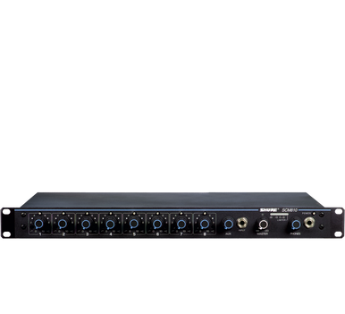 Shure SCM810 8-Channel Rackmount Automatic Microphone Mixer - GoKnight
