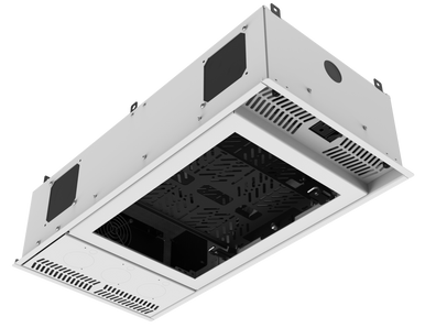 Atlas Sound CR212P 1-ft x 2-ft Ceiling-Mount Rack with 2RU, Half-Width ...