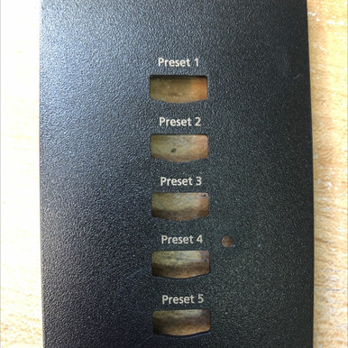 ETC Unison 5-button faceplate 7081A2203-4A, Black - GoKnight