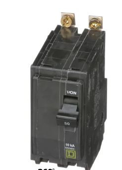 LynTec BUMB-250 Bolt-On UnMotorized Breaker, Square D QOB250, 50 Amp, 2 ...