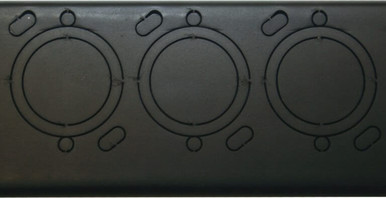 Gator GRW-PNLUNIKO Gator Rackworks Universal Knockout Panel w/ 16 ...