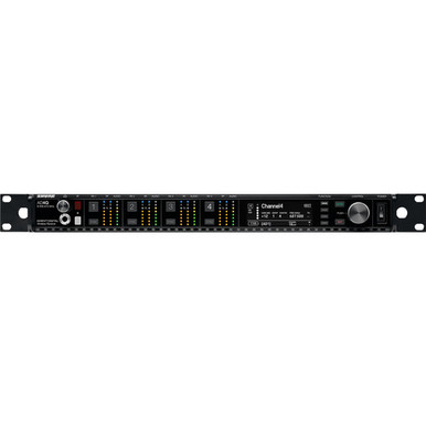 Shure AD4Q-DC=-A Axient Digital Four-Channel Wireless Receiver with DC ...