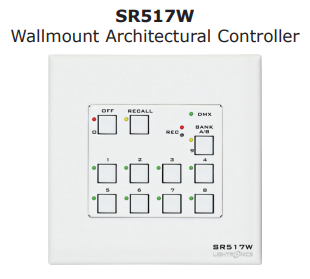 Lightronics SR517W Wall Mount Architectural Controller - GoKnight