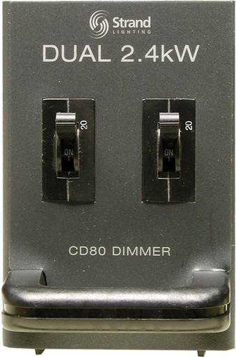 Johnson Systems SV-D2.4KW Strand CD80® Supervisor Series Dual Dimmer ...
