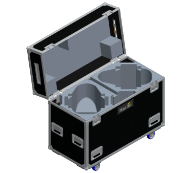 Martin Lighting Flightcase for 2 x MAC Viper XIP - GoKnight