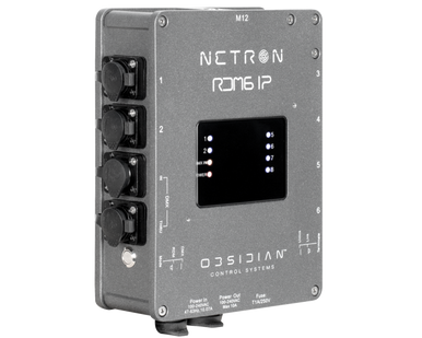 Obsidian Control NIP101 RDM6 IP 6-Port IP66 DMX RDM Splitter - GoKnight
