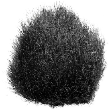 Shure AMV-LAV-FUR LAV Furry Windscreen, Black - GoKnight
