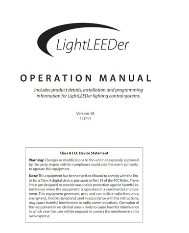 ILC LightLEEDer Operation Manual - GoKnight